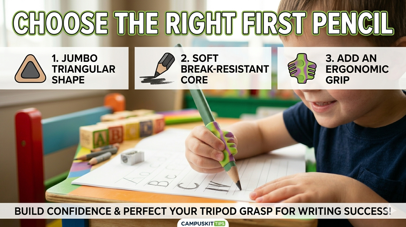How to Choose the Right First Pencil for Early Writers – CampusKit